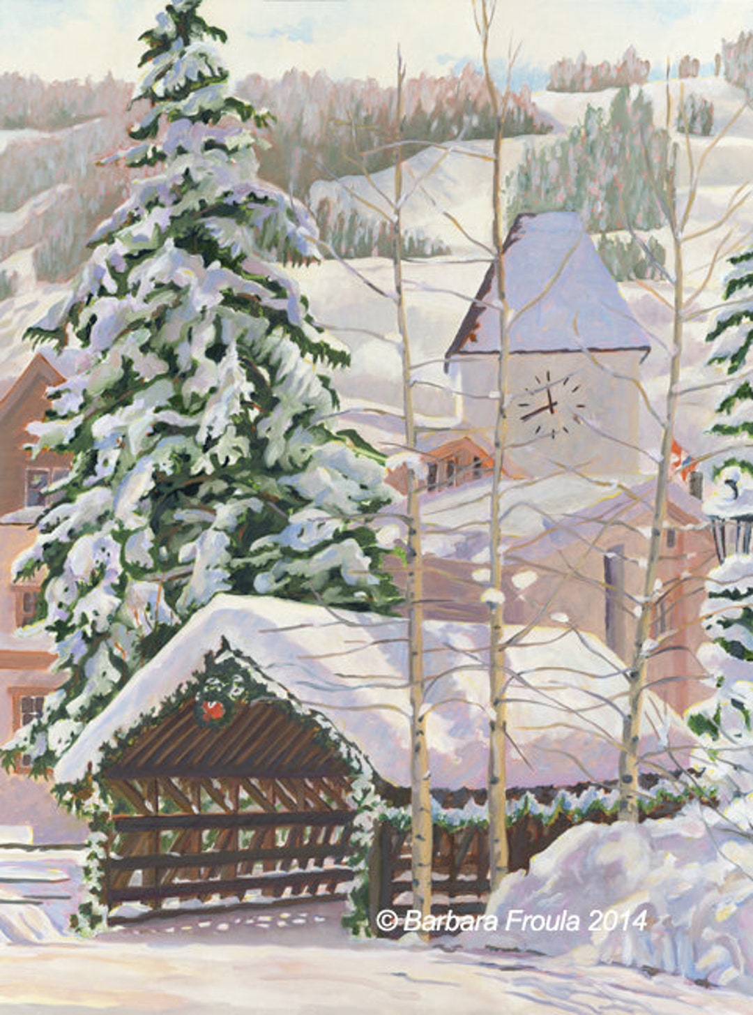 Vail Covered Bridge - Fine Art Print - Etsy