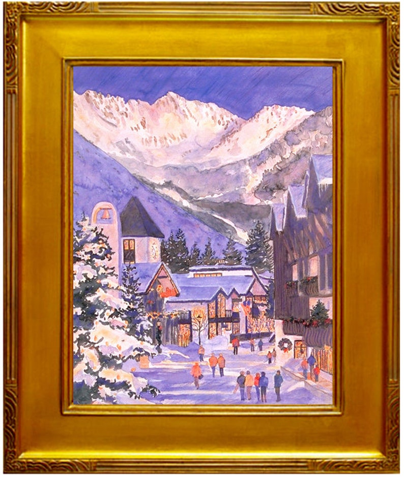 Vail Twilight - Fine Art Print - Etsy