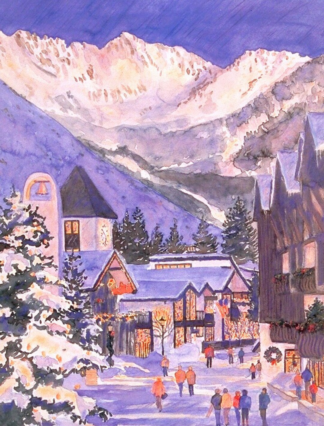 Vail Twilight - Fine Art Print - Etsy