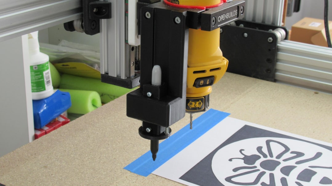 Openbuilds CNC Pen Holder Complete With Pen, Mounting Screws and ...