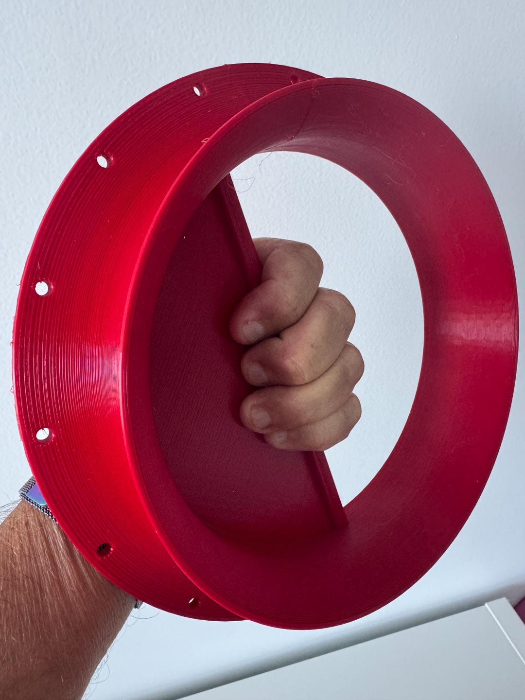 Hand Reel With Handle, Leader Storage, Kite Line Spool, 9.5inch, Red ...