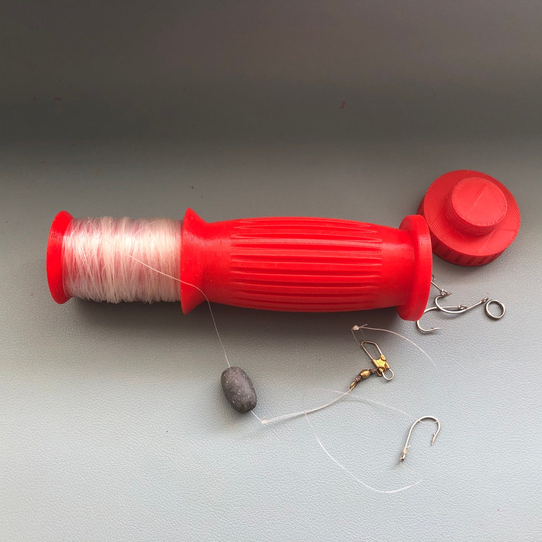 3D Printed Hobo Fishing Reel: Survival Pocket Fishing Kit - Etsy