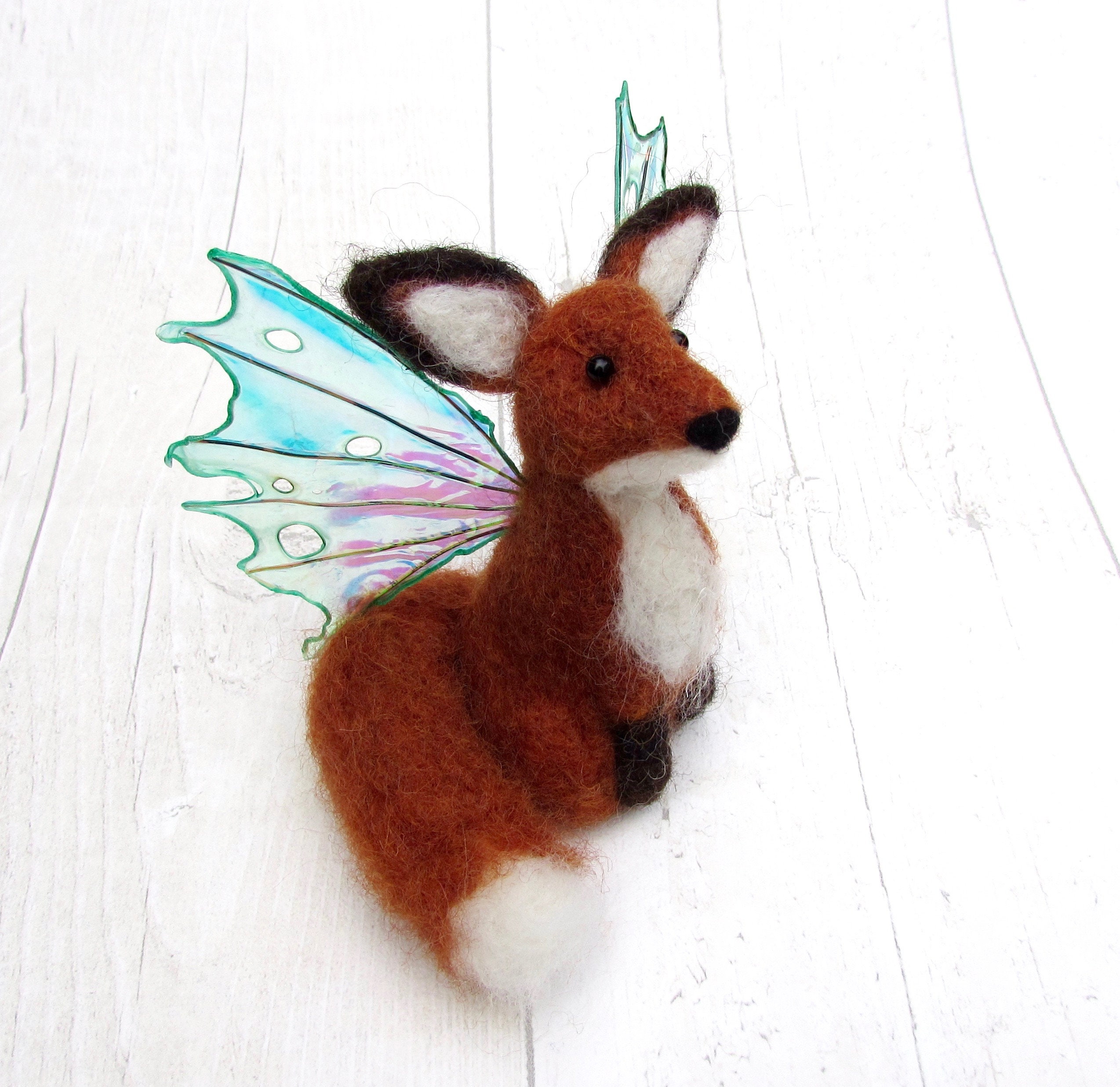 Miniature Fox Fairy Ornament Magical Woodland Animals Needle | Etsy