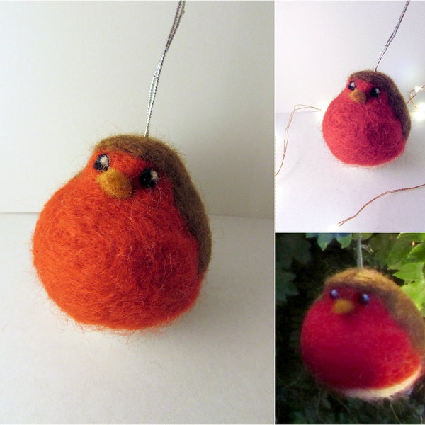 Needle Felted Robin - Etsy