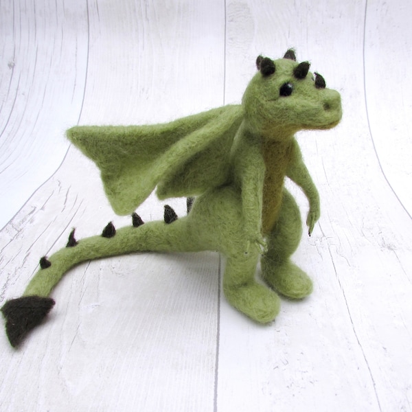 Needle Felted Dragon - Etsy