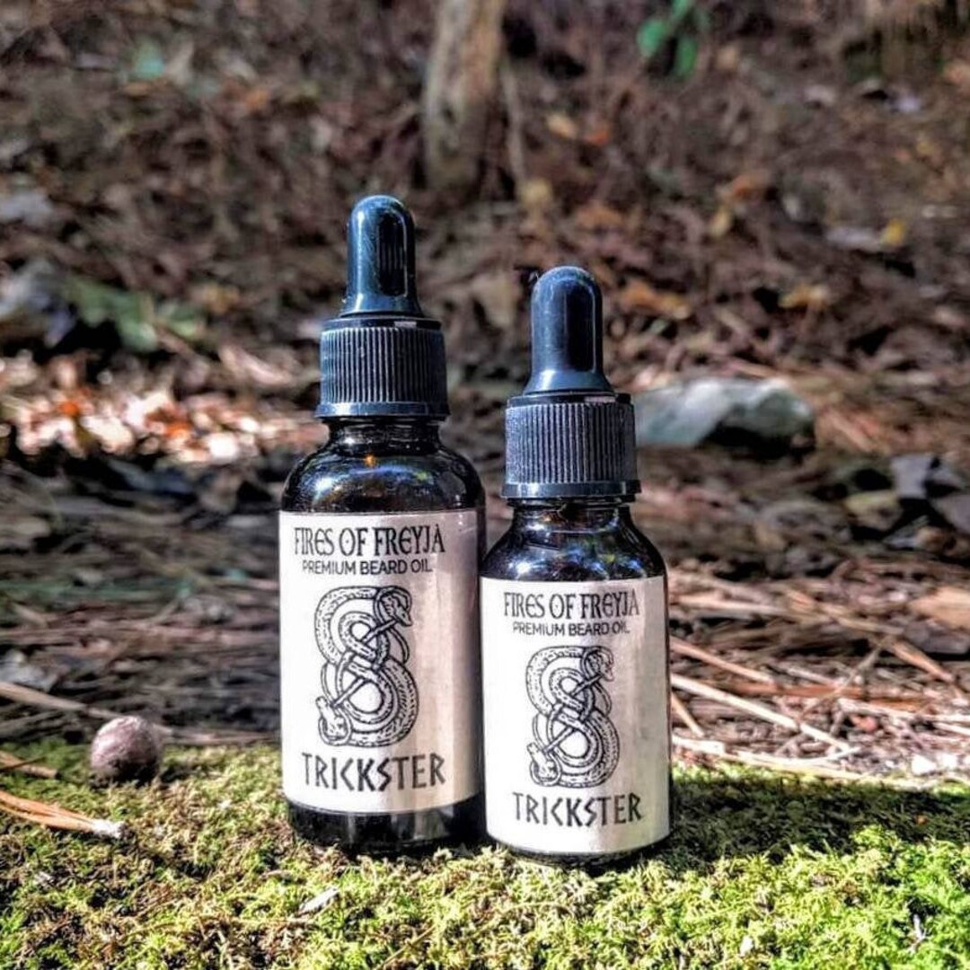 Trickster Viking Beard Oil, Notes of Dark Forest, Vetiver & Oakmoss ...