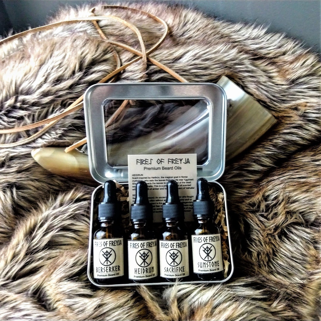 Original Collection Beard Oil Gift Set, Viking Gift for Men, Grooming ...
