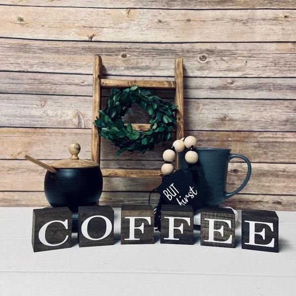 Coffee Blocks - Etsy