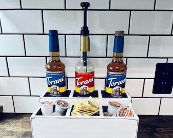 Coffee Bar Syrup Holder - Etsy