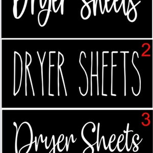 Dryer Sheets, Dryer Sheets Box, Laundry Sheet Storage,laundry Room ...