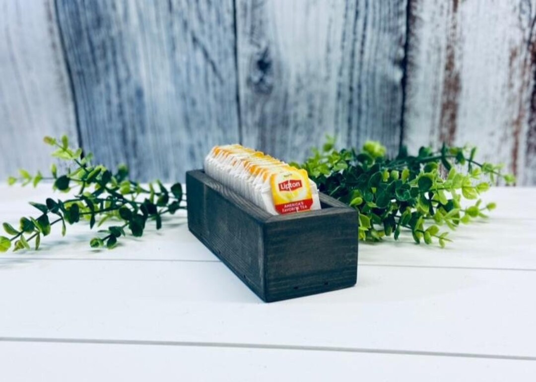 Coffee Bar Decor, Tea Bag Storage, Tea Bags, Tea Bag Holder, Farmhouse ...