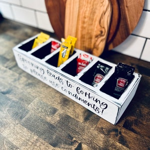 Condiment Holder, Condiment Storage, Condiment Caddy, Ketchup Packet ...