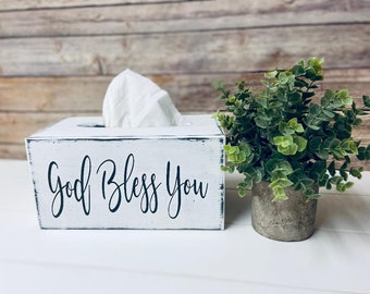 Bless You Tissue Box | Etsy
