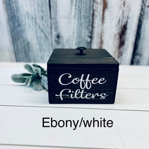 Coffee Filter Holder, Coffee Filters Box, Coffee Bar Storage, Coffee ...