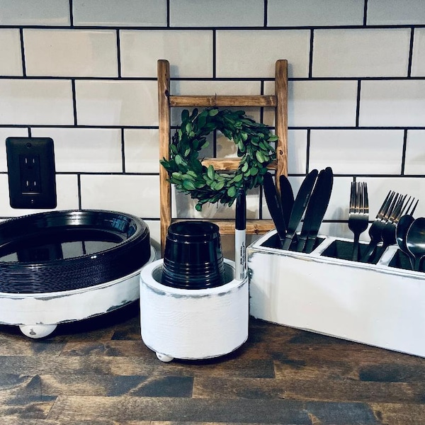 Silverware Caddy - Etsy