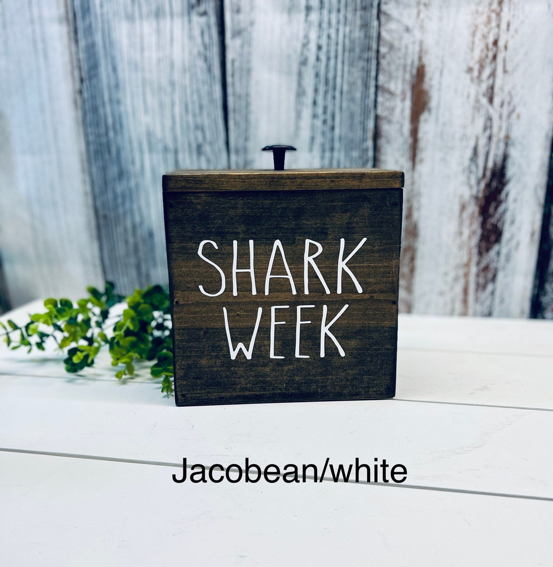 Shark Week Tampoon Storage Bathroom Storage Tampon - Etsy