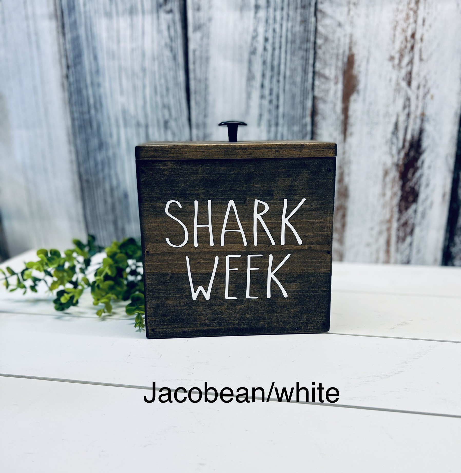 Shark Week Tampoon Storage Bathroom Storage Tampon - Etsy