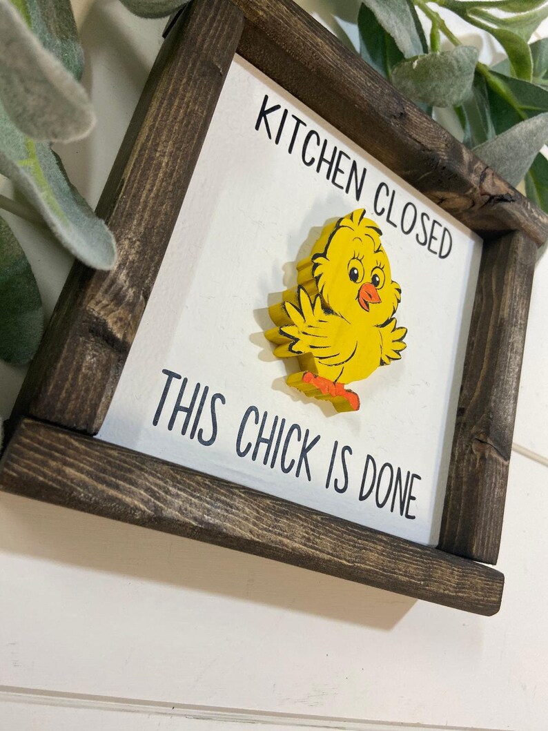 Kitchen Sign Collection Funny Kitchen Sign Shabby Chic 3D | Etsy