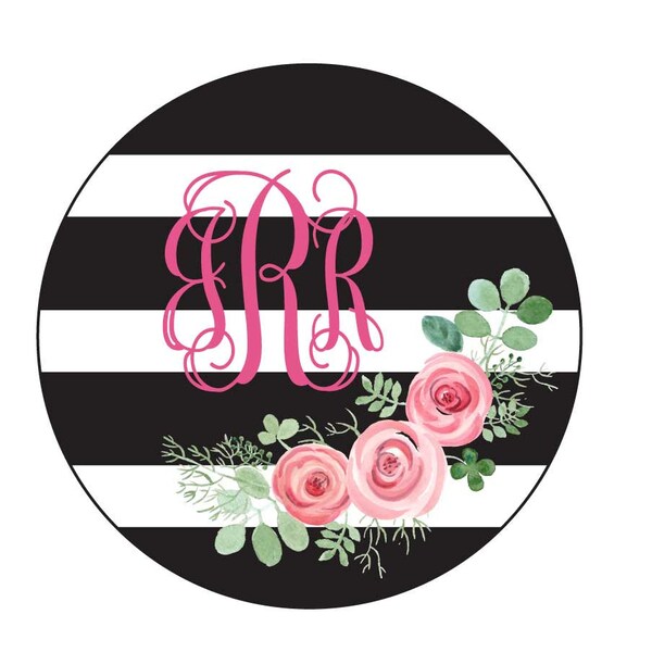 Pink Monogram - Etsy