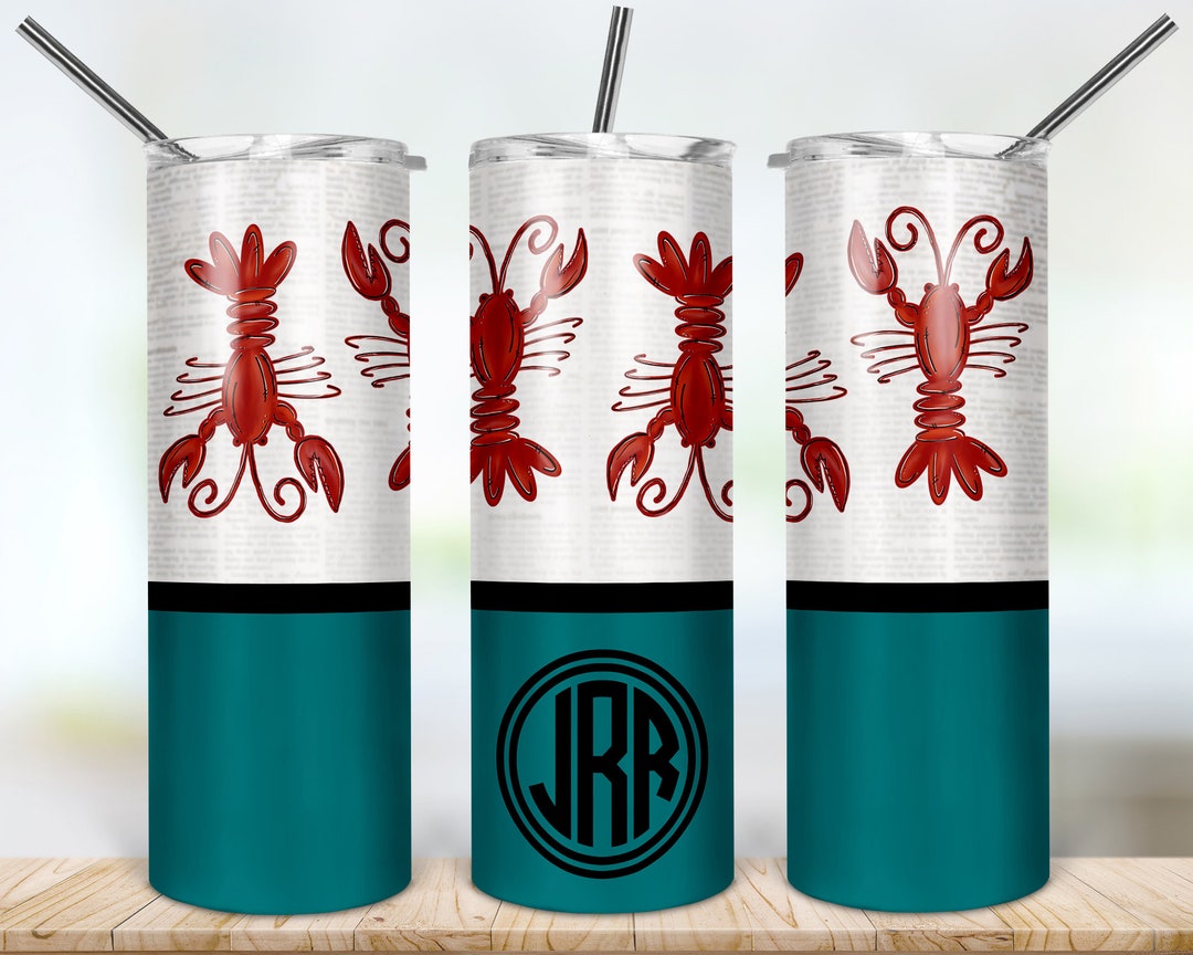 Crawfish Tumbler DIGITAL DOWNLOAD Sublimation Design Hand - Etsy