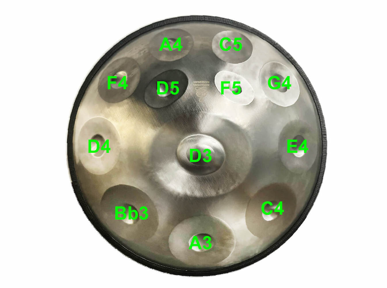 Handpans by Novapans Handpans the 9 and 12 Note in D Kurd | Etsy