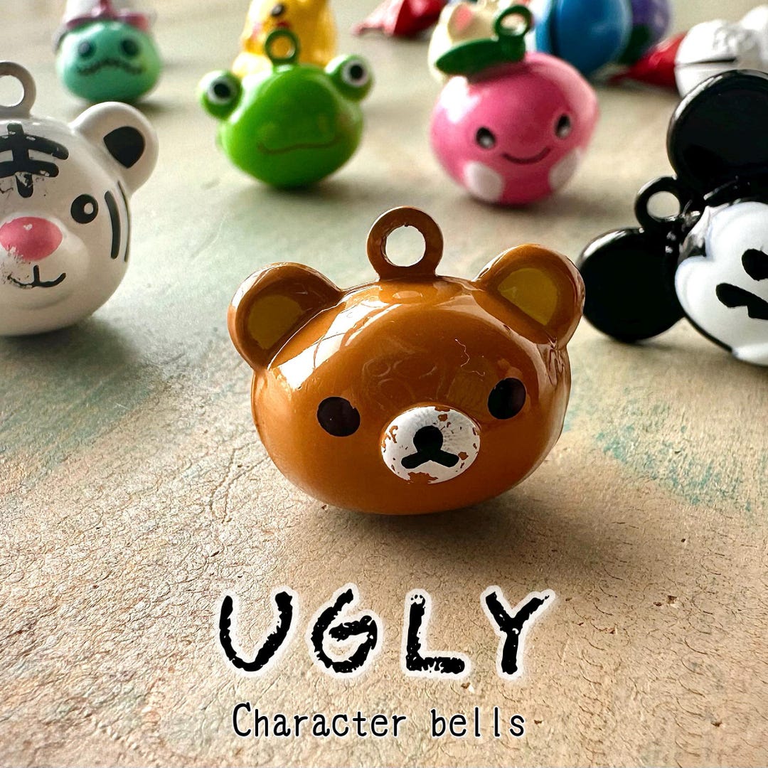 UGLY Bells for Pet Collar Chipped Jingle Bell for Cat Collar Character ...