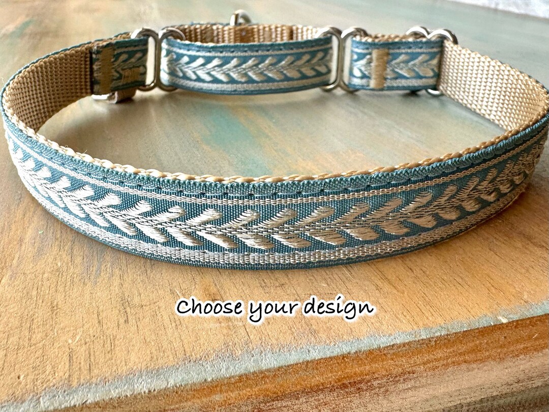 Fancy Martingale Dog Collar Laurel Dog Collar Blue Dog Collar Pink ...