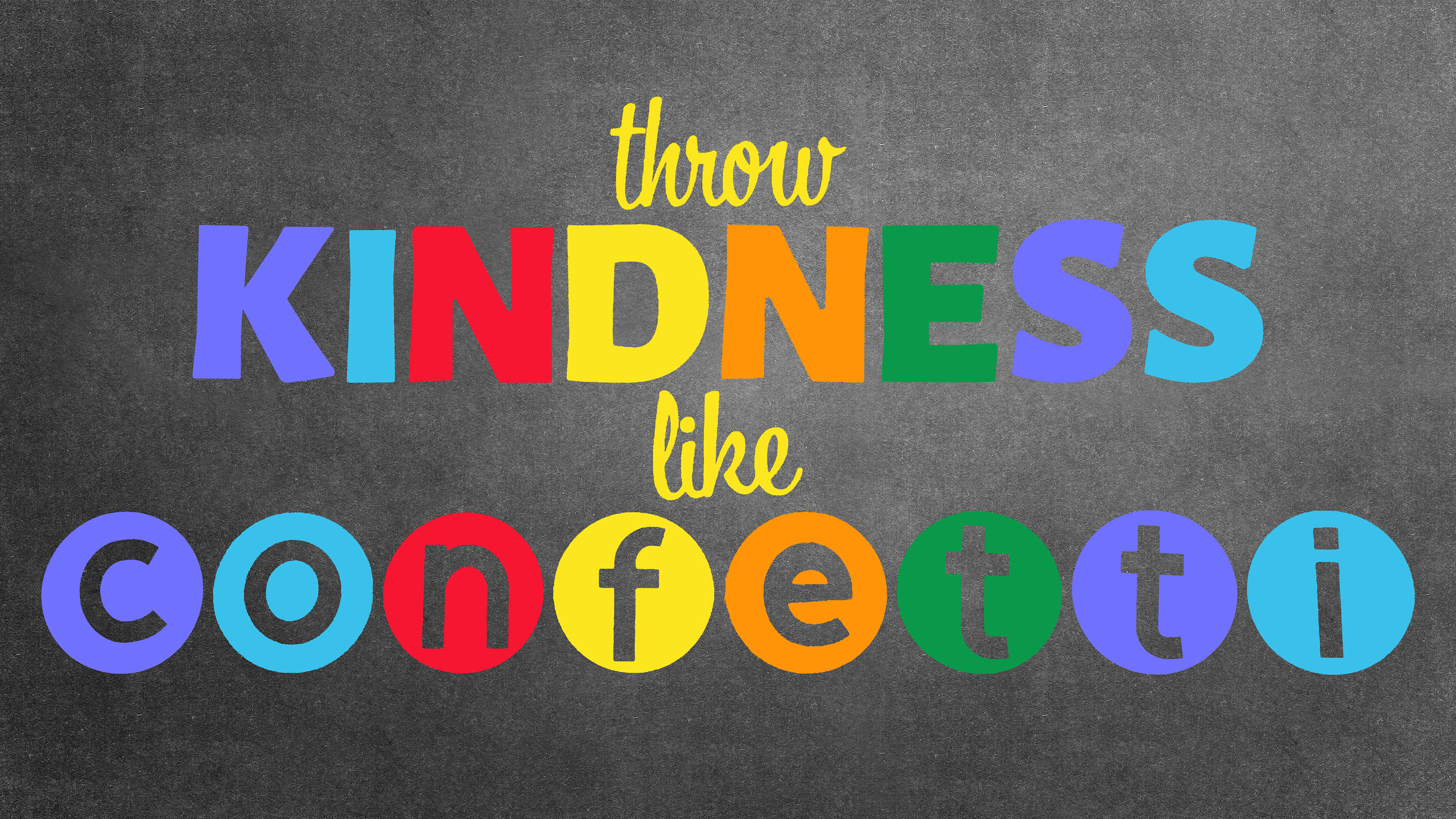 Throw Kindness Like Confetti Bulletin Message Board Die Cut - Etsy