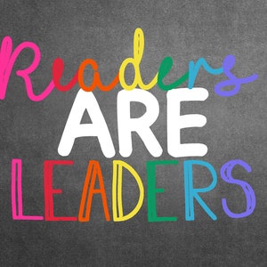Readers Are Leaders Bulletin Message Board Die Cut Cardstock Letters ...