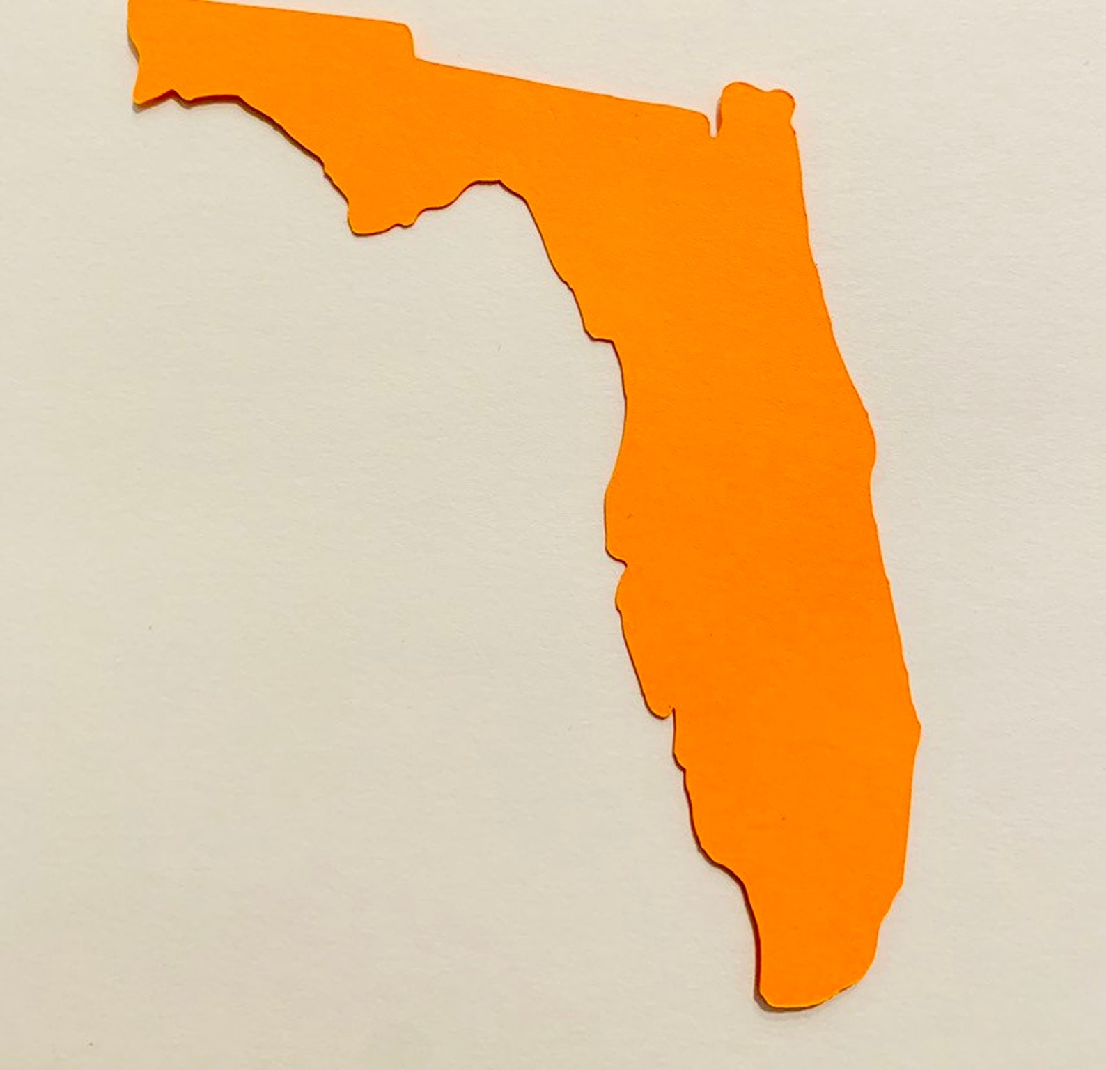 State of Florida Die Cut Cardstock Shape - Etsy