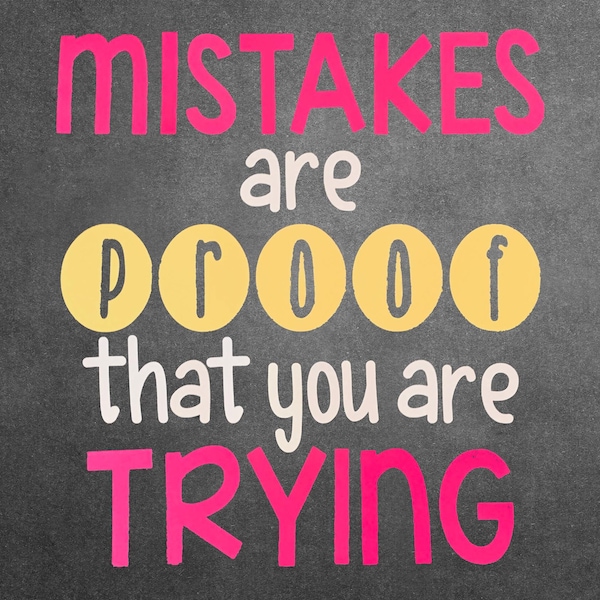 Mistakes Are Proof - Etsy