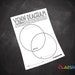 Venn Diagram Graphic Organizers Reading Comprehension Printable PDF - Etsy