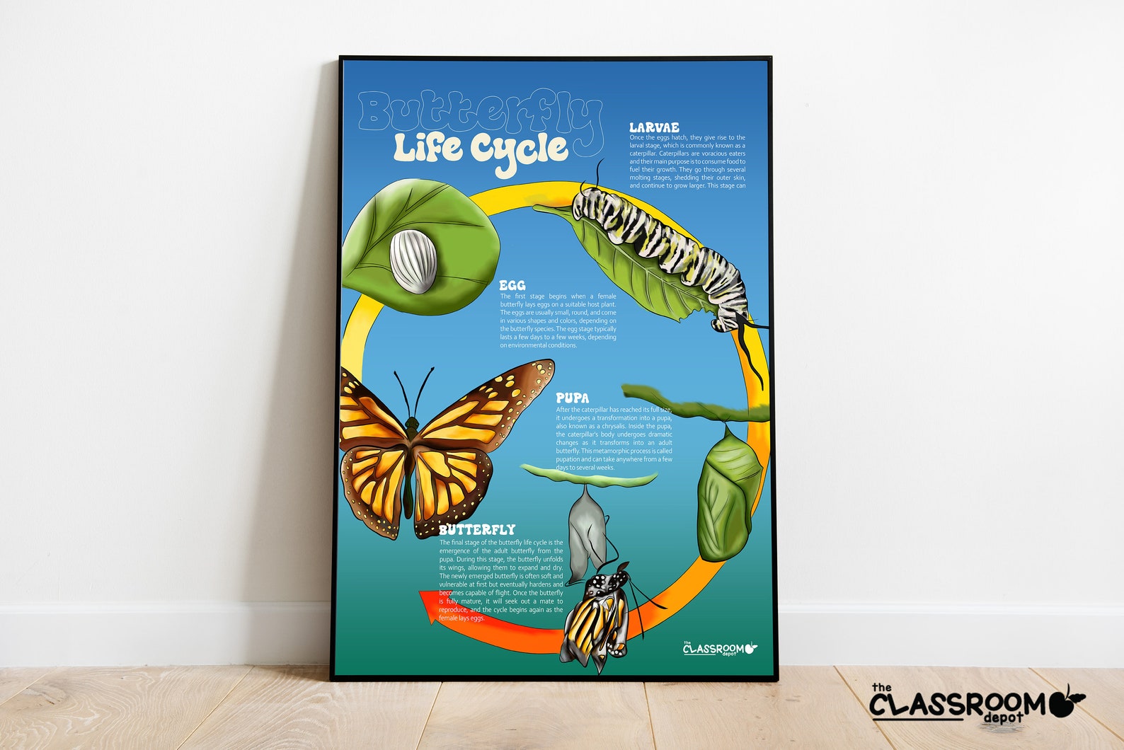 Butterfly Life Cycle Poster Anchor Chart Reading Strategy Poster ...