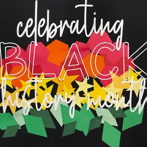 Celebrating Black History Month Classroom Bulletin Board Die Cut ...