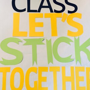 Bulletin Board or Door Decor Die Cut Cardstock Letters for School ...