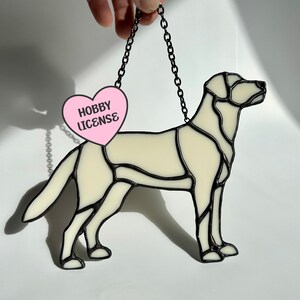 Stained Glass Pattern - Labrador Retriever - *digital Download* PDF DIY ...