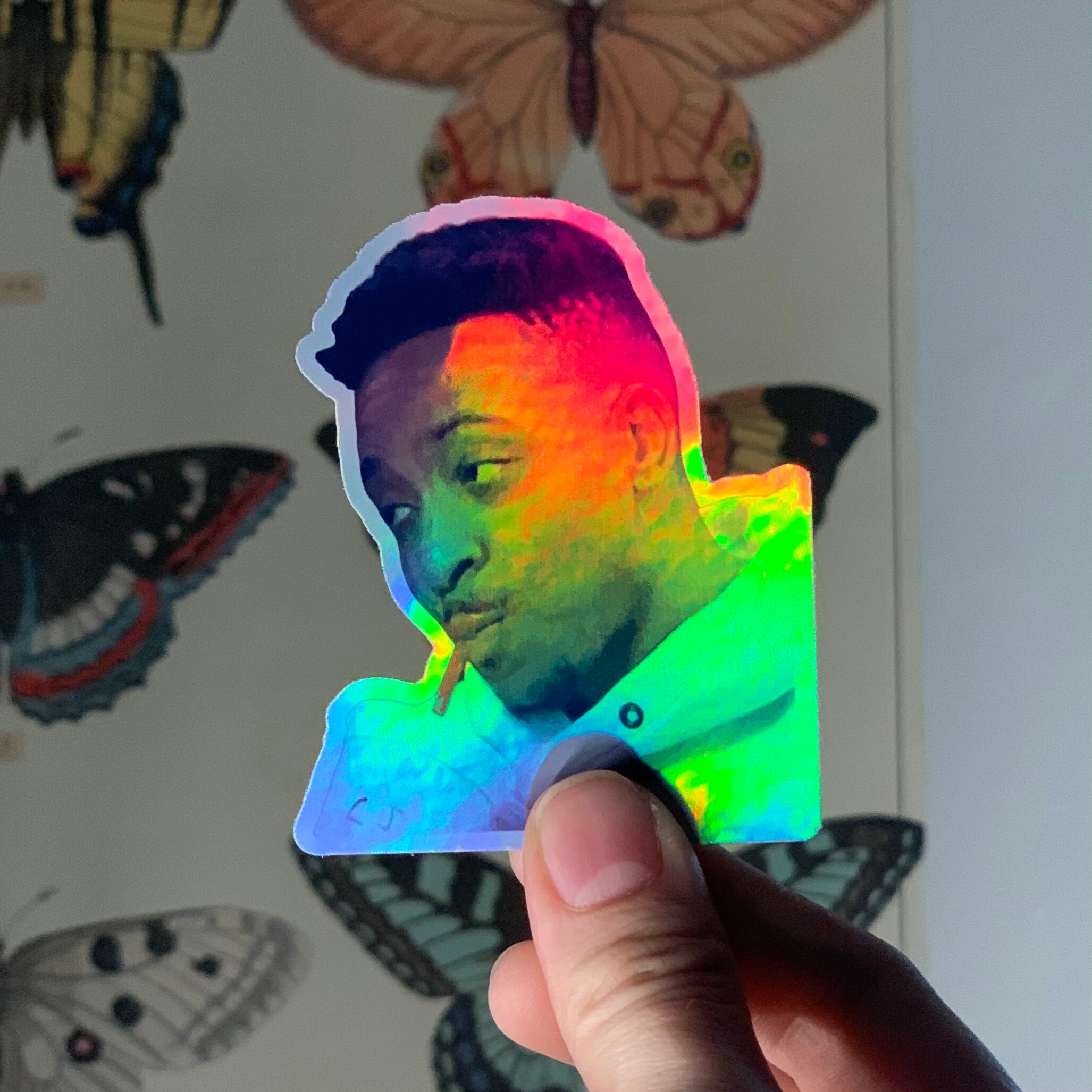 Holographic Sassy CJ Mccollum 3J Sticker Funny NBA Meme - Etsy