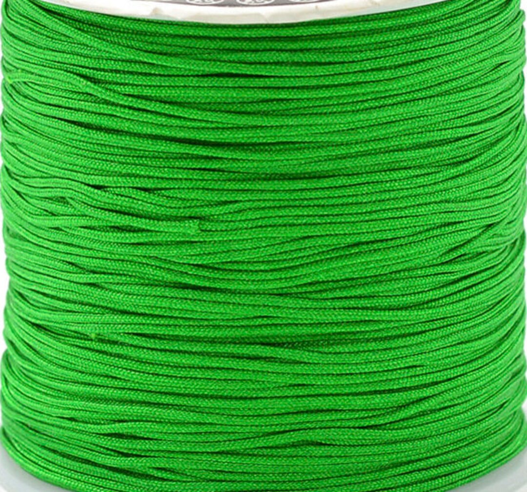 Nylon Thread Macrame 0.5mm Lime Green 15 M Wound on a Roll - Etsy