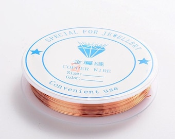 Oxidized Copper 14 Gauge Round Dead Soft Wire 5-25 Feet - Etsy