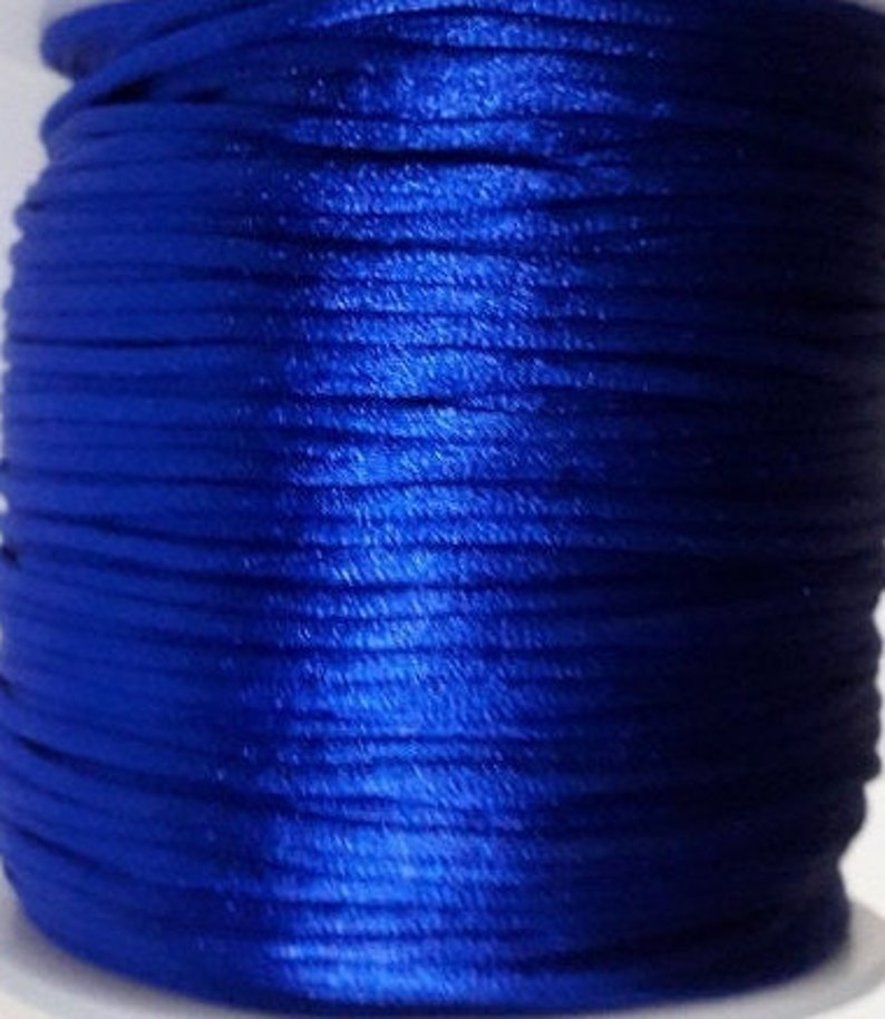 Nylon Thread Rattail Satin Cord Macrame 1,0mm Blue 10m - Etsy