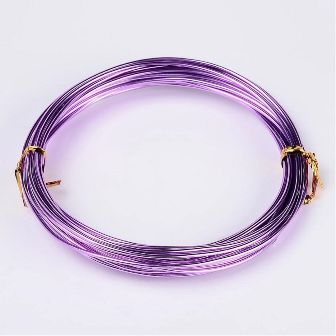 Aluminum Wire 1,5mm Lilac 6m - Etsy Ireland