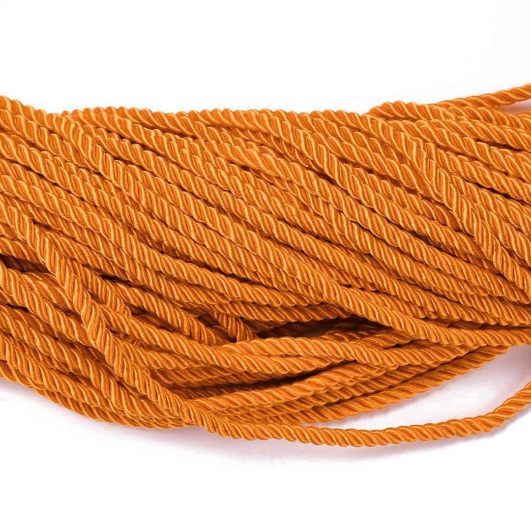 5m Polyester Cord 5mm Twisted Light Blue Made of 3 Polyester Cords ...