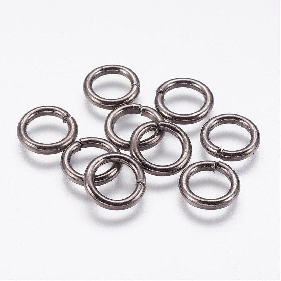 100 Jump Rings 8x1mm Jump Rings 18 Gauge Inner Diameter 6mm - Etsy
