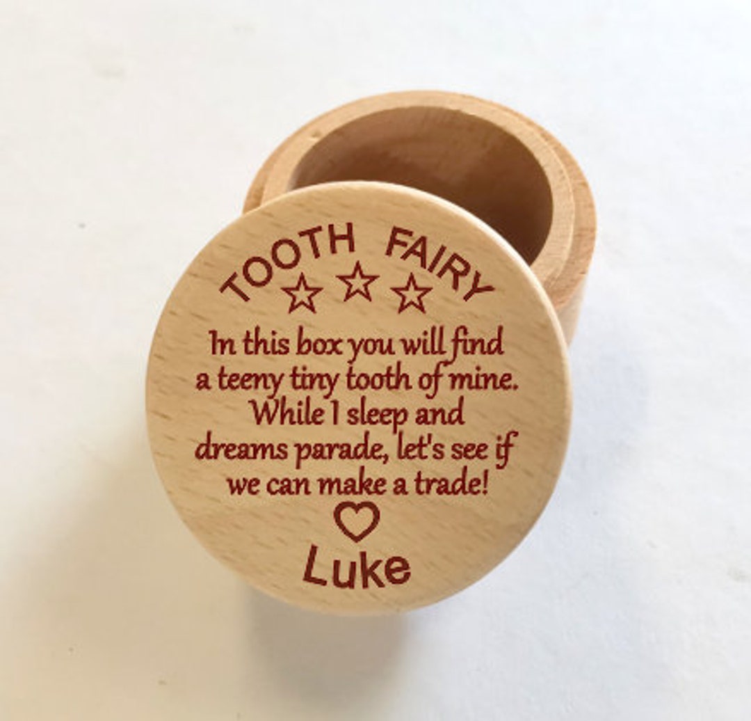 Tooth Fairy Poem Tooth Holder Tooth Box Keep Teeth Tooth Safe - Etsy