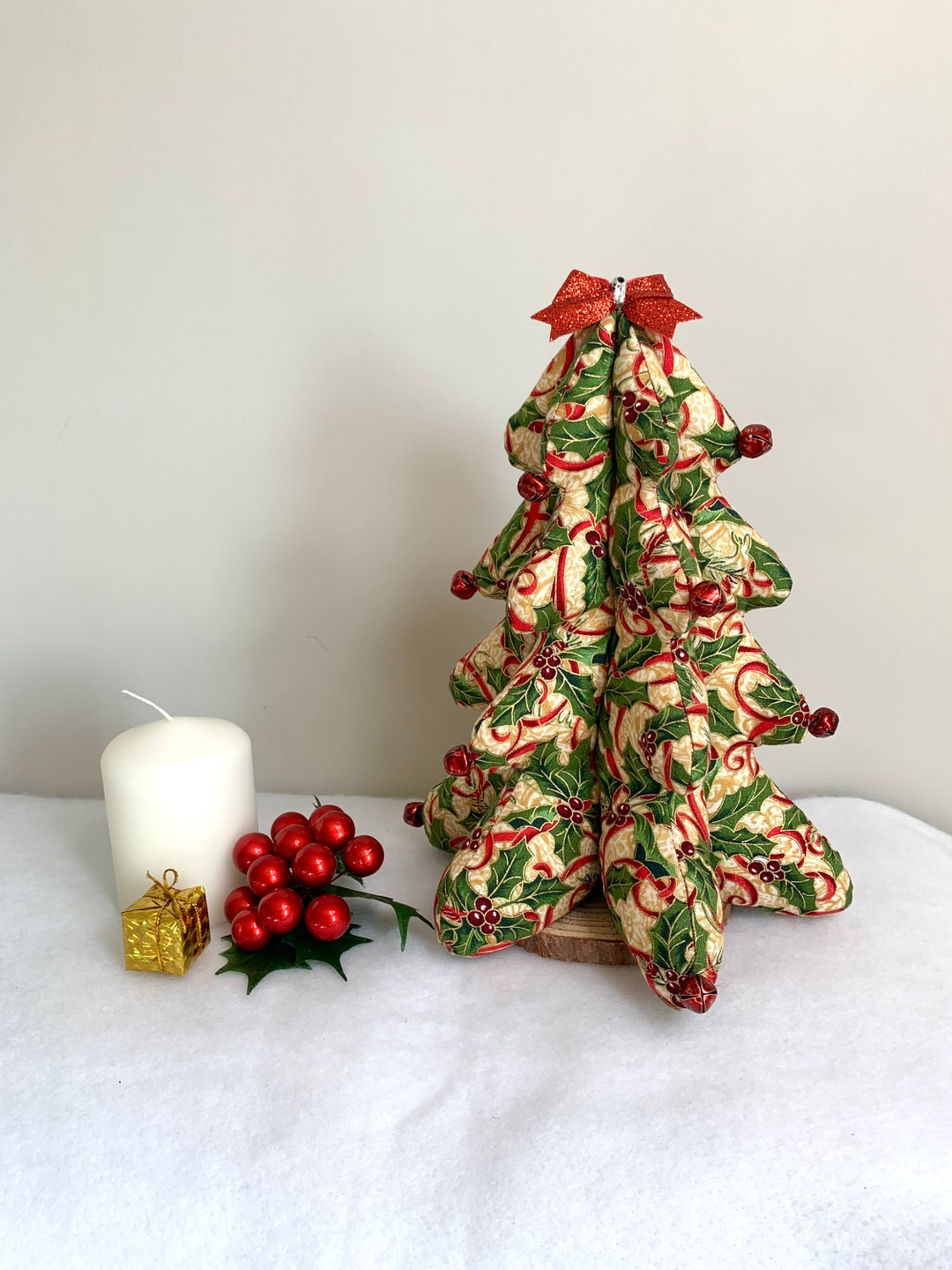 Made to Order Large Christmas Fabric Tree, Stuffed Christmas Tree ...