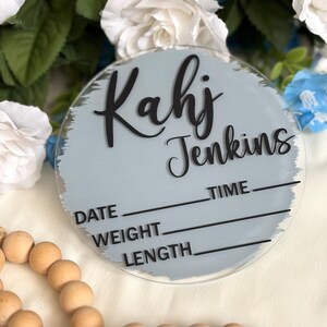 Acrylic Baby Name Sign: Birth Announcement Photo Prop - Etsy