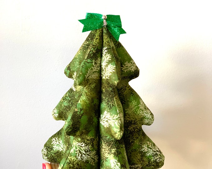 Stuffed Christmas Tree, Christmas Ornaments, Fabric Christmas Tree ...