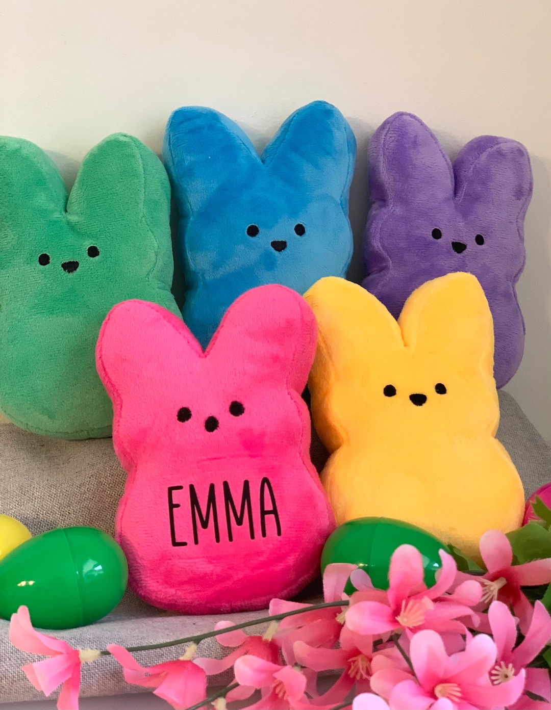 Personalized Plush Bunny, Inspired Peep Bunny, Personalized Peep ...