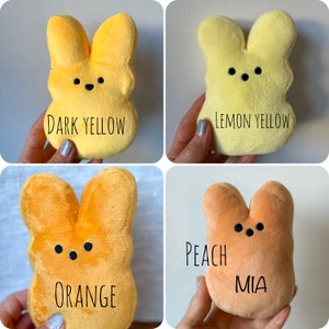Personalized Plush Bunny, Inspired Peep Bunny, Personalized Peep ...