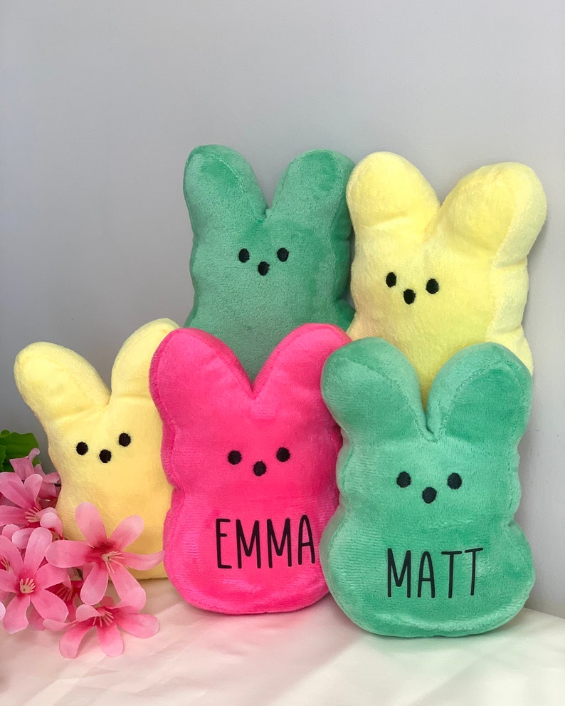 Personalized Plush Bunny Inspired Peep Bunny Personalized - Etsy